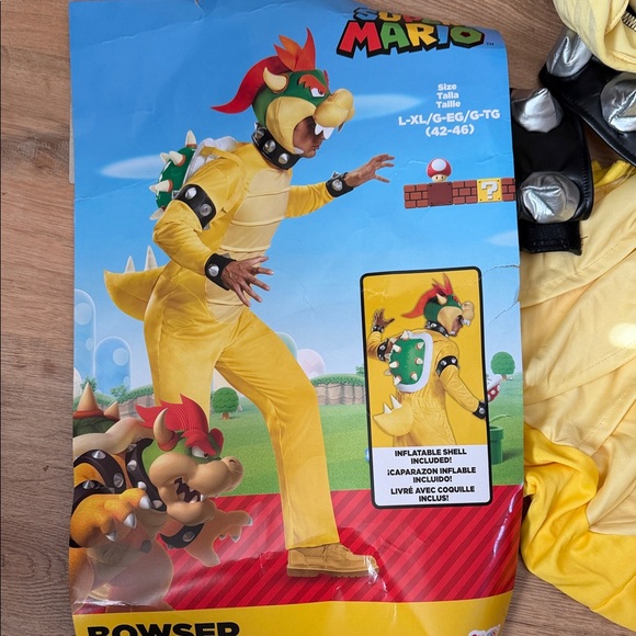 Super Mario Bros | Other | Super Mario Bowser Costume Adult | Poshmark